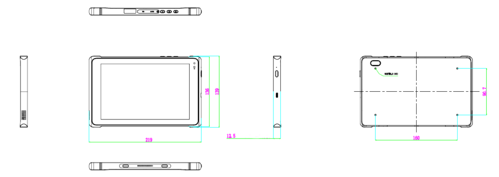8” Android Medical Tablet | TMT-A5580-08S