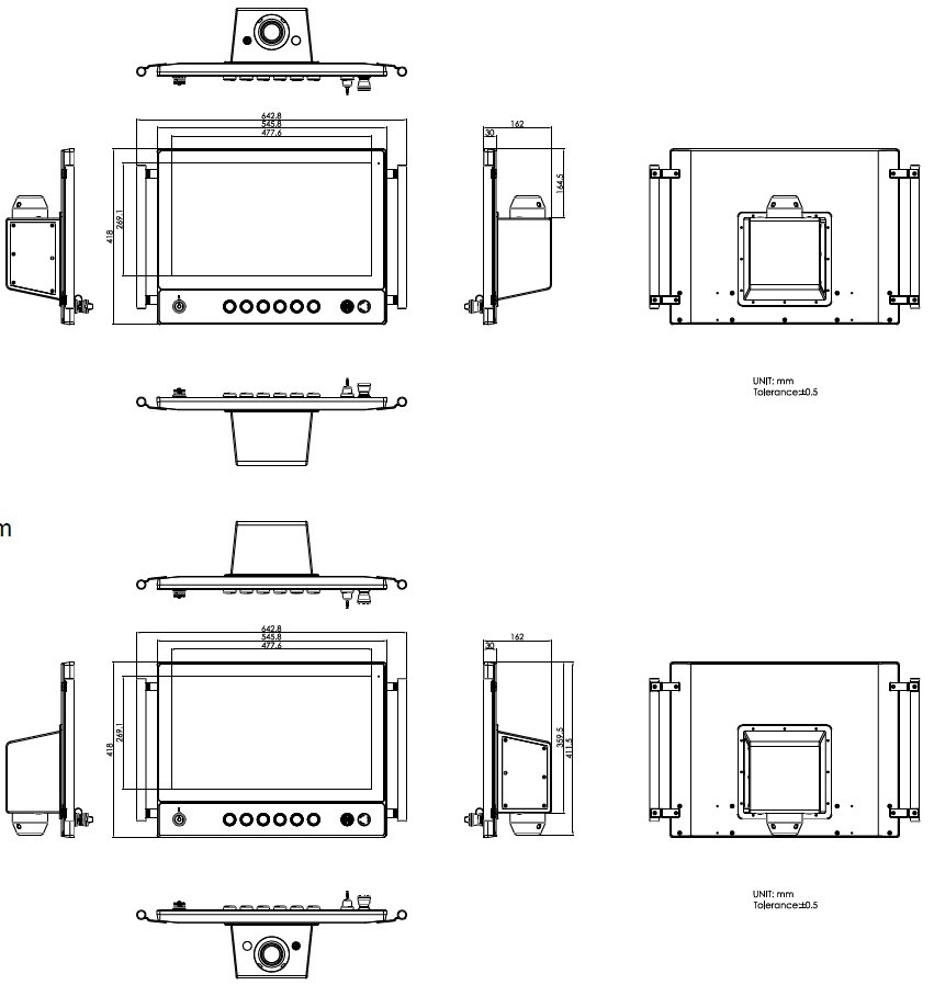 22" Operator Interface Terminal | TEGUAR